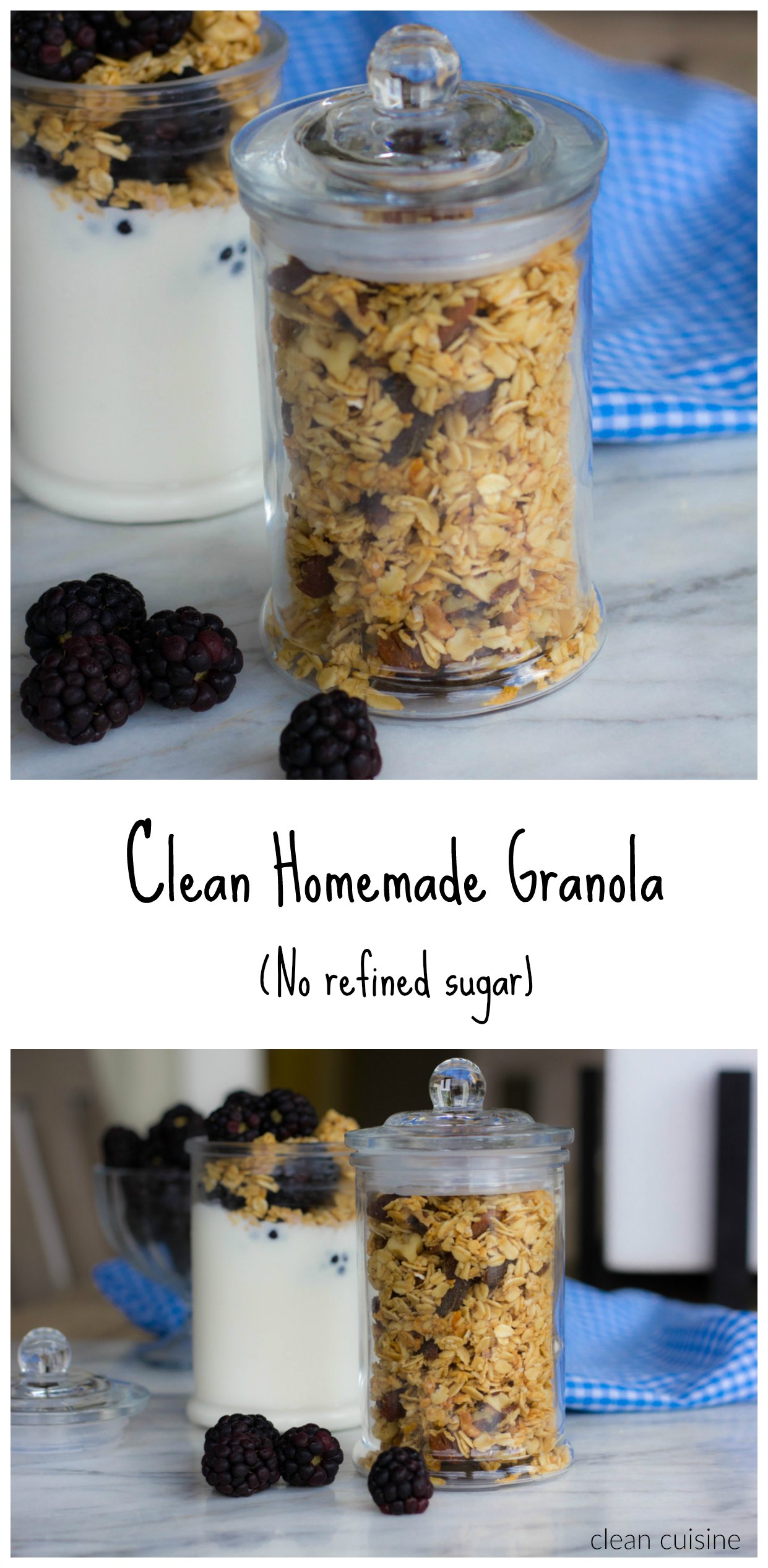 Clean and Simple Granola Recipe (with Lemon and Apricot)