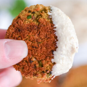 Falafel with Tahini Sauce - Gluten Free - clean cuisine