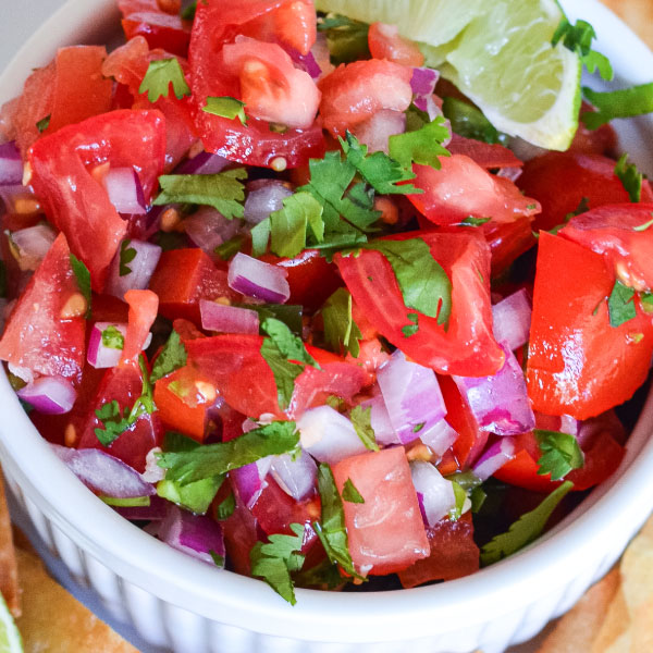 Salsa with Fresh Tomatoes - Flavorful and Delicious - clean cuisine
