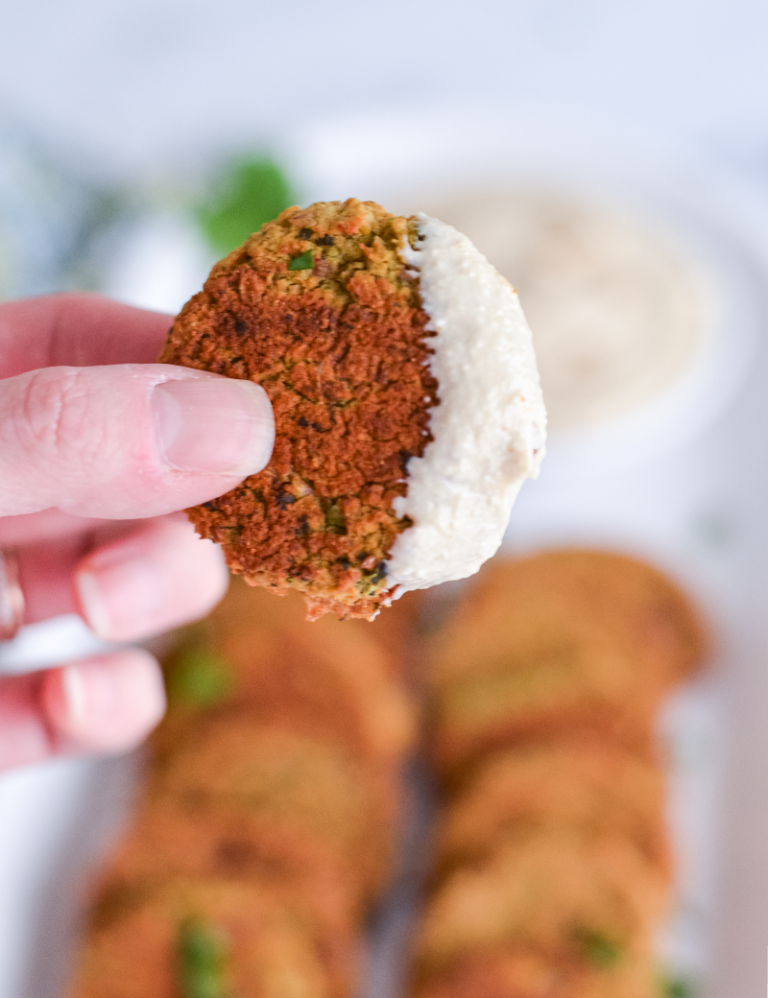 Falafel with Tahini Sauce - Gluten Free - clean cuisine